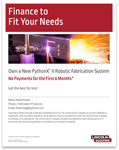 financeicon - PythonX - A Lincoln Electric Company